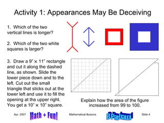 F38 math-illusions | PPT