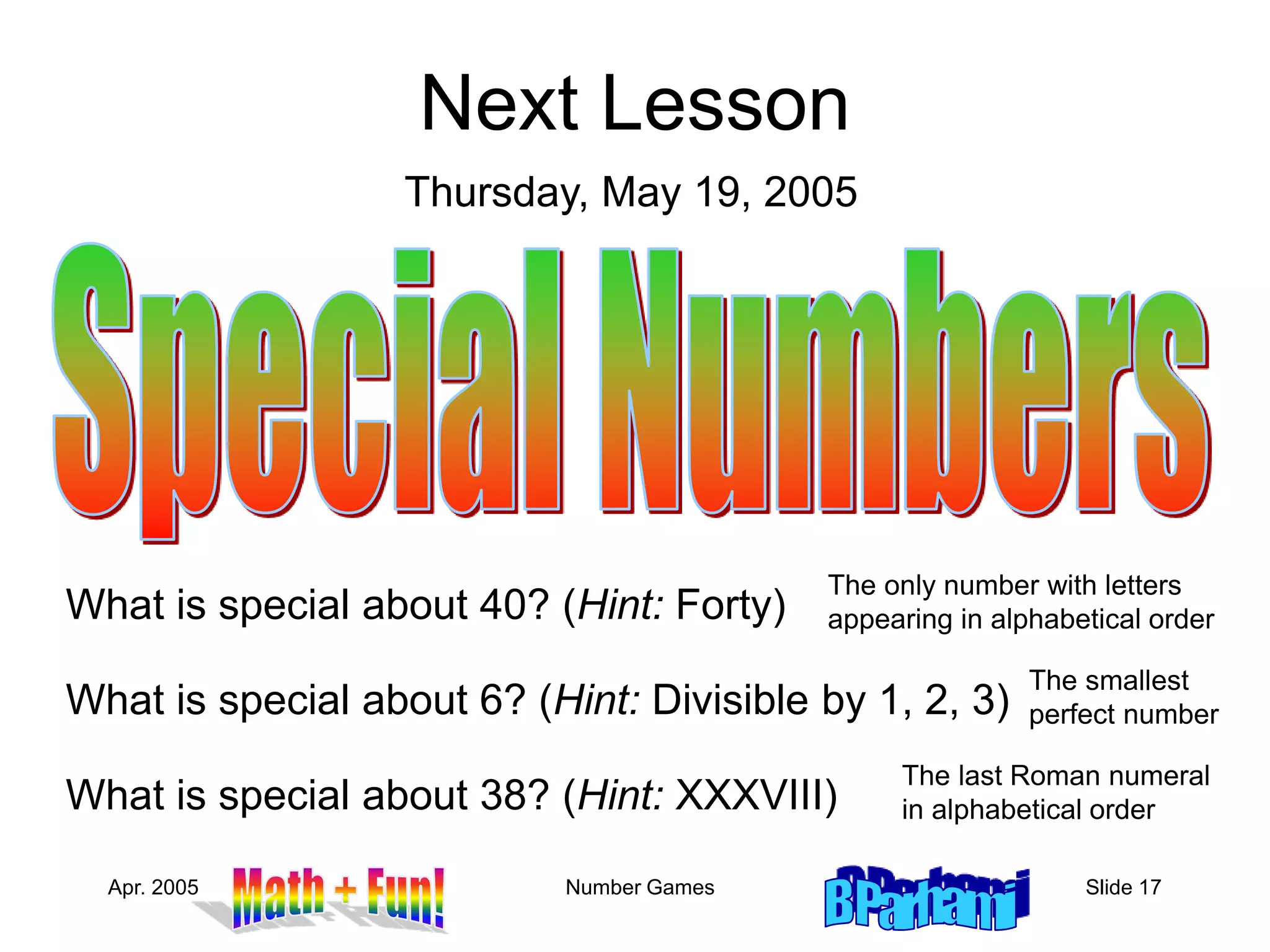 f38-number-games.ppt