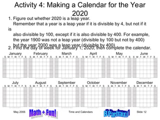 Time and calender reasoning topic very simple way | PPT