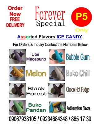 Labeling Ice Candy-Portrait New | PDF