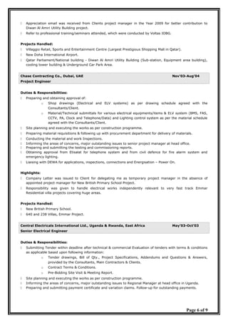 RV Resume updated Mar'16 | DOC