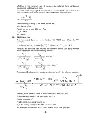 Dust explosion sizing comparison | PDF