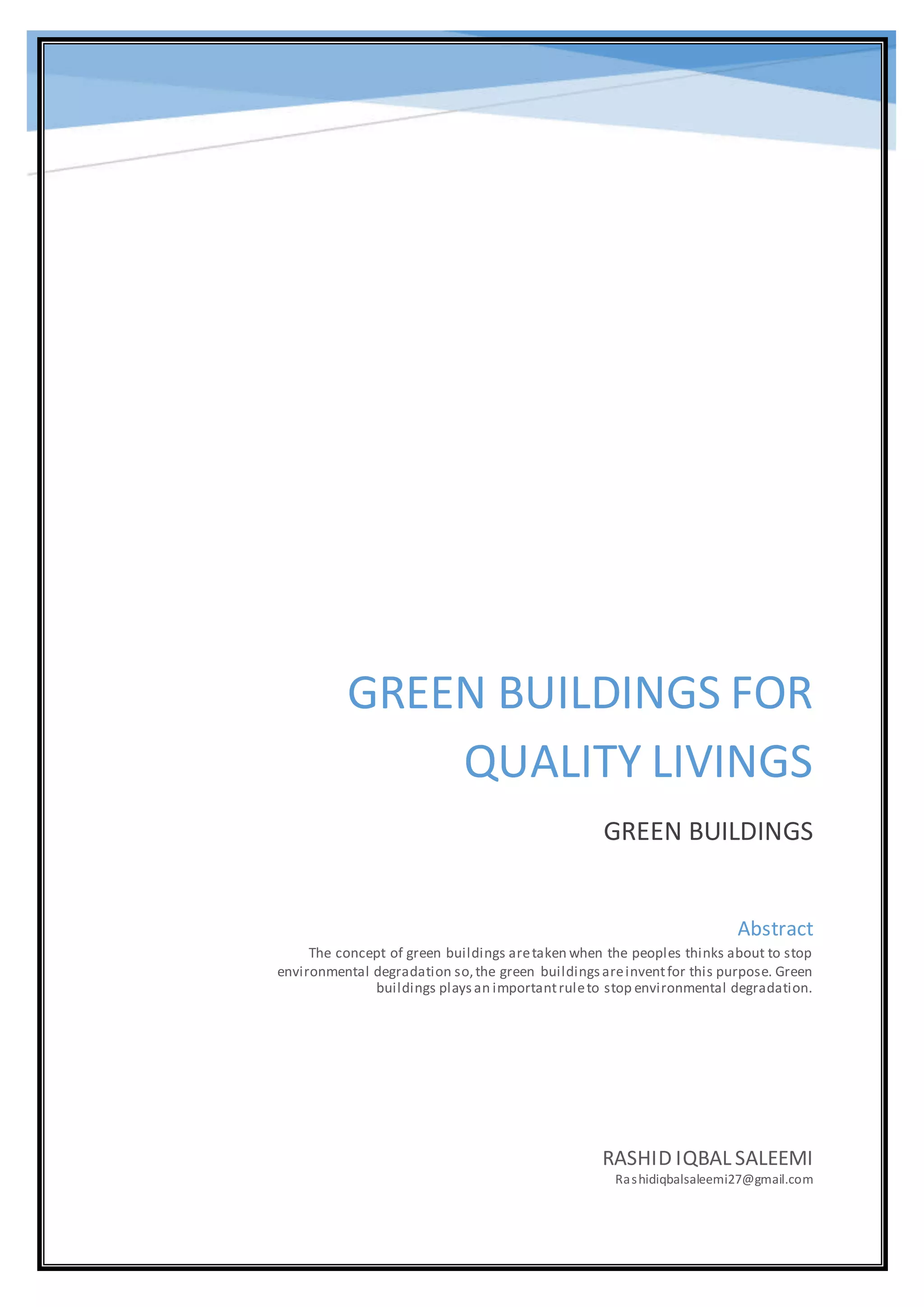 THESIS GREEN BUILDING | DOCX