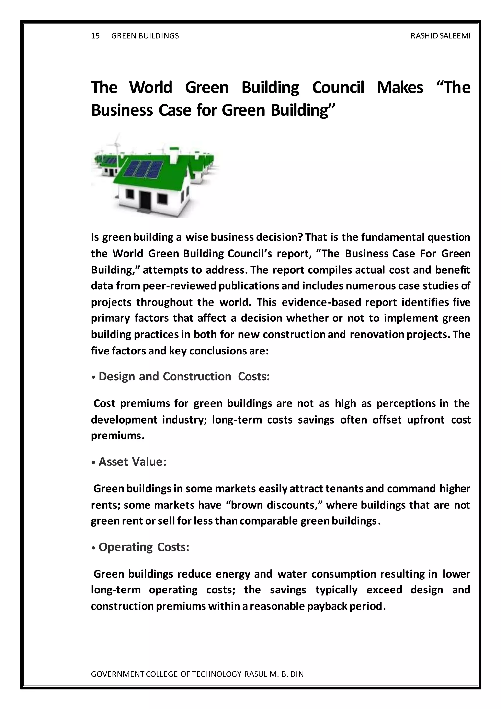 THESIS GREEN BUILDING | DOCX