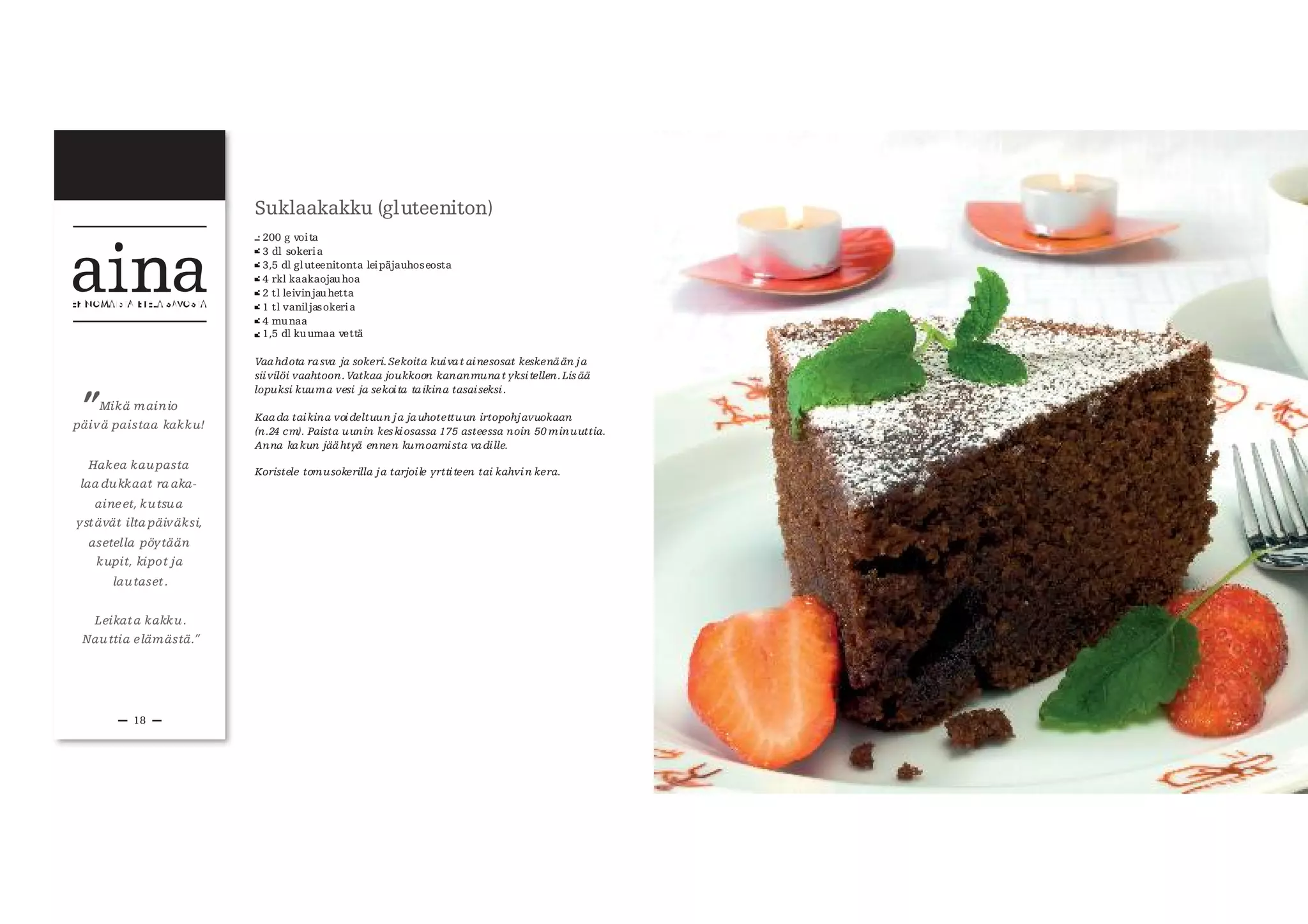 Aina – Erinomaista Etelä-Savosta -reseptivihko | PDF