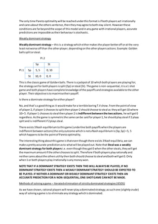 Game Theory | DOCX | Strategy Video Games | Video Game Genres