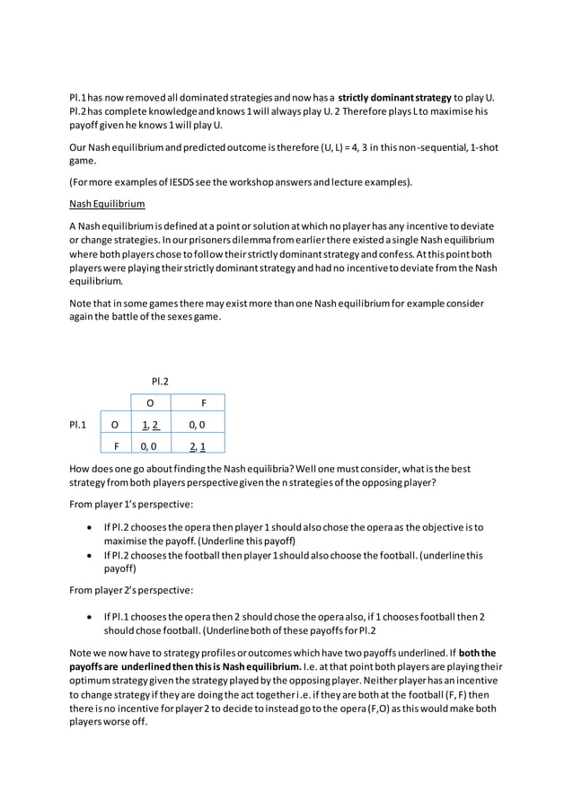Game Theory | DOCX | Strategy Video Games | Video Game Genres