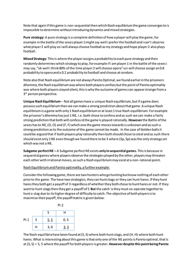 Game Theory | DOCX | Strategy Video Games | Video Game Genres