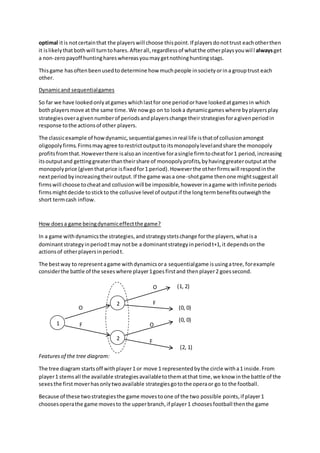 Game Theory | DOCX | Strategy Video Games | Video Game Genres