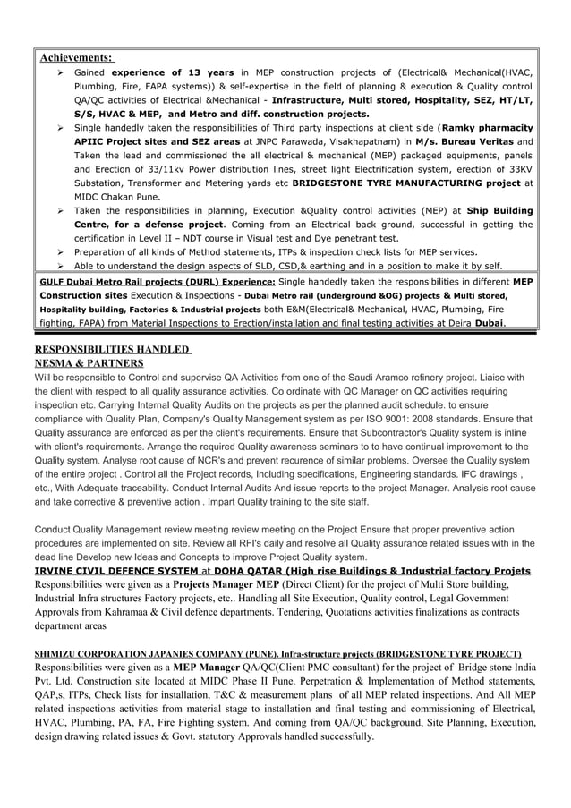 Resume Sivakumar SKTJ | PDF