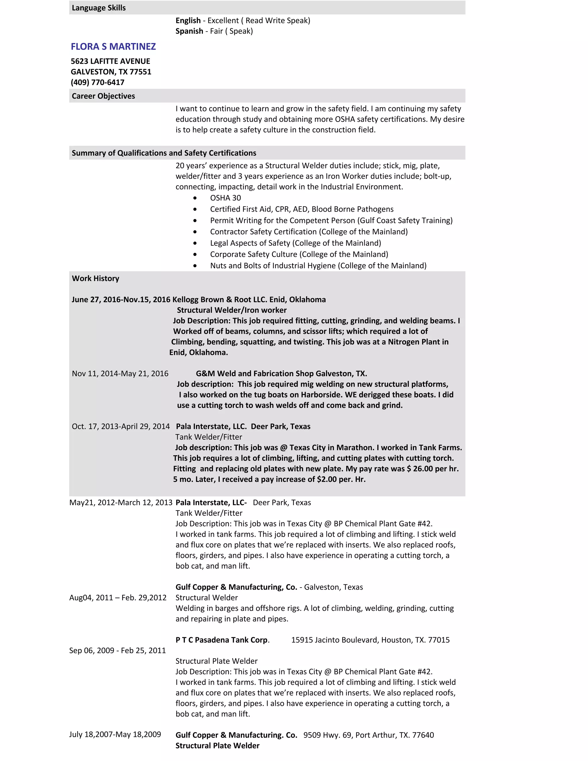 FLORA resume 2 | DOC