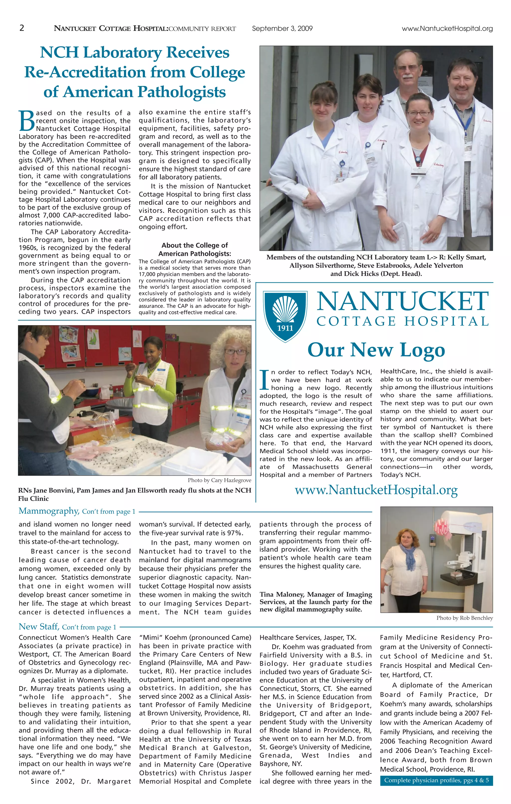 NCH Supplement 8.27 09 | PDF | Healthcare Industry | Industries