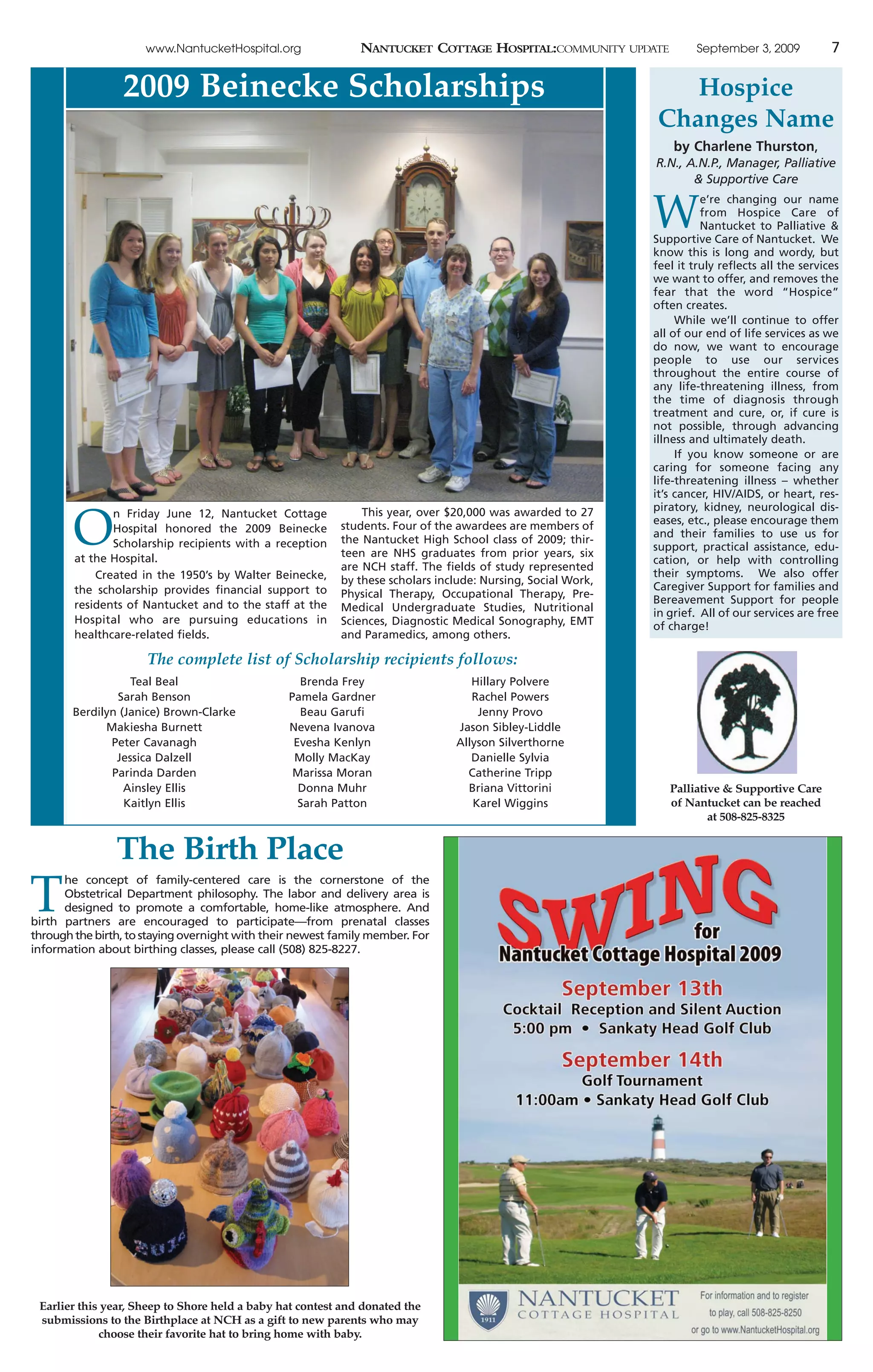 NCH Supplement 8.27 09 | PDF | Healthcare Industry | Industries