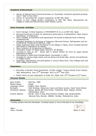 CV_RahulKore | DOCX