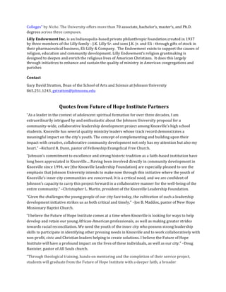 JOHNSON LILLY PRESS RELEASE (Approved) | PDF