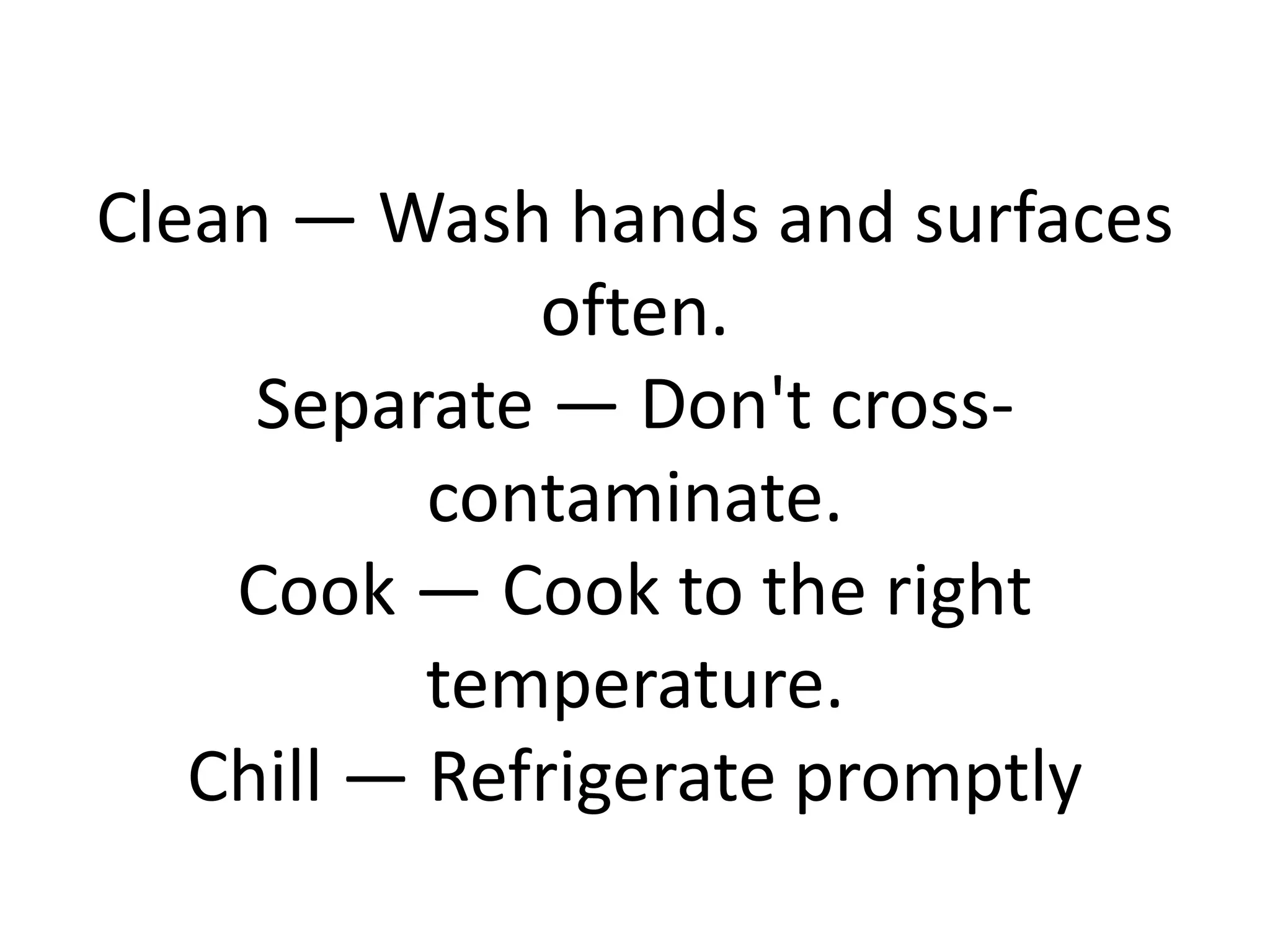 Basics of Handling Food Safely | PPTX | Cooking | Food & Drink