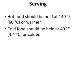 Basics of Handling Food Safely | PPTX