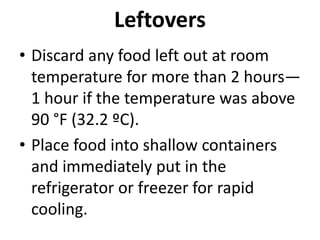 Basics of Handling Food Safely | PPTX | Cooking | Food & Drink