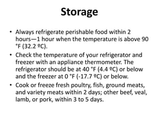 Basics of Handling Food Safely | PPTX | Cooking | Food & Drink