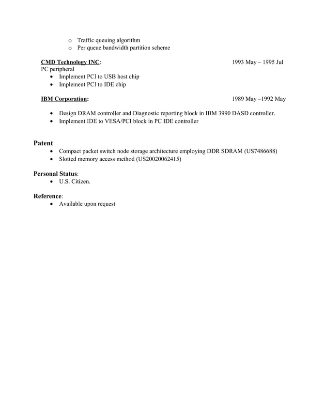 yeong_wang_resume_Jan_2015 | DOC | Computer Networking | Computing