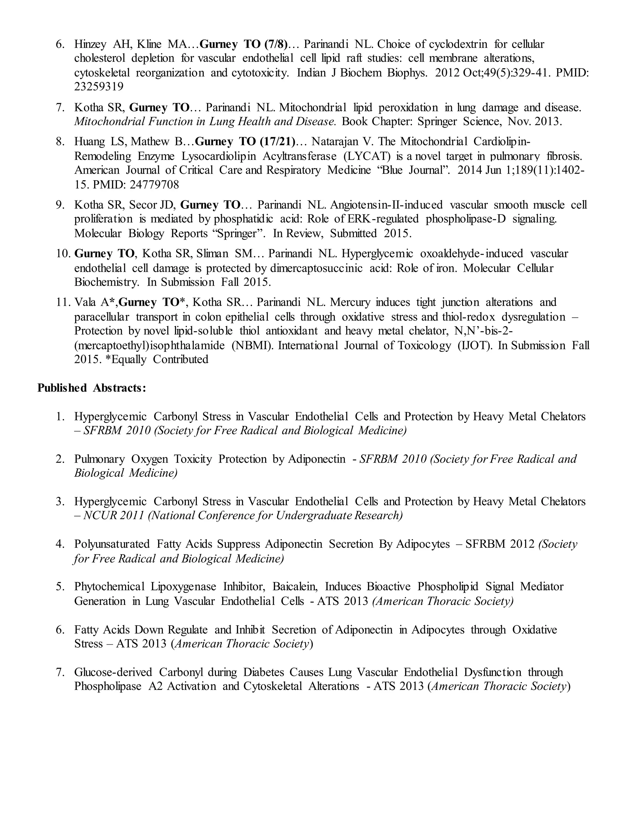 Travis Gurney CV | DOCX