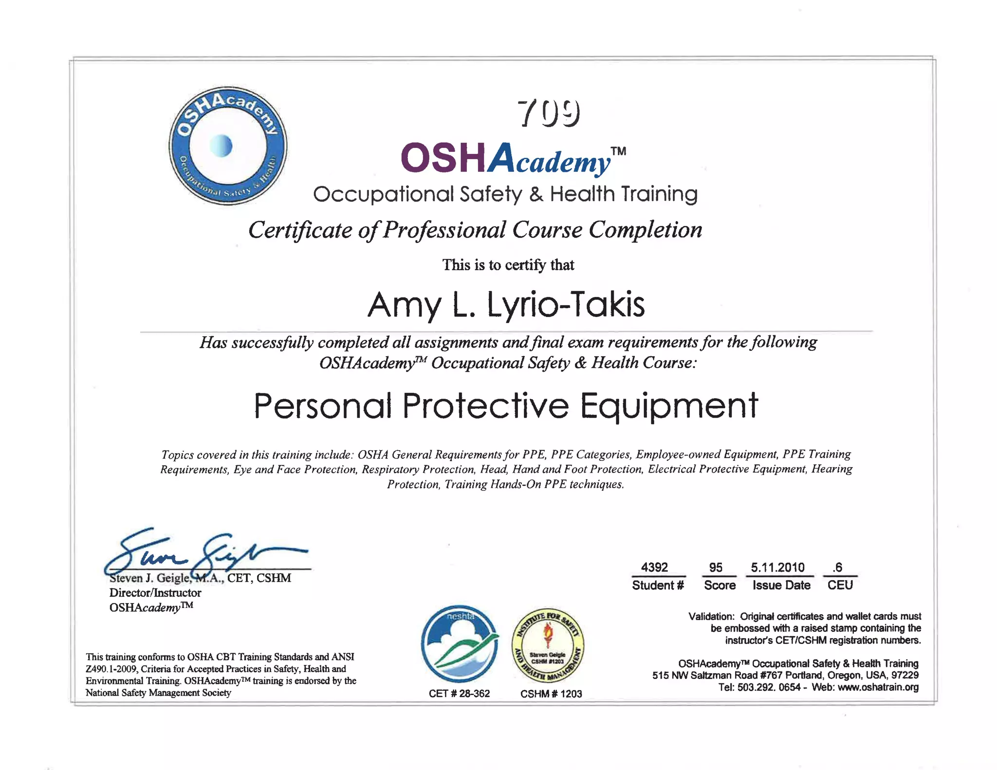 Safety Certifications | PDF