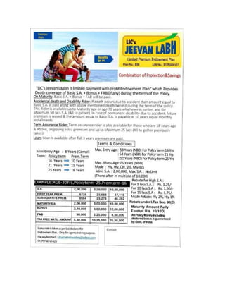 jeevan labh | PDF