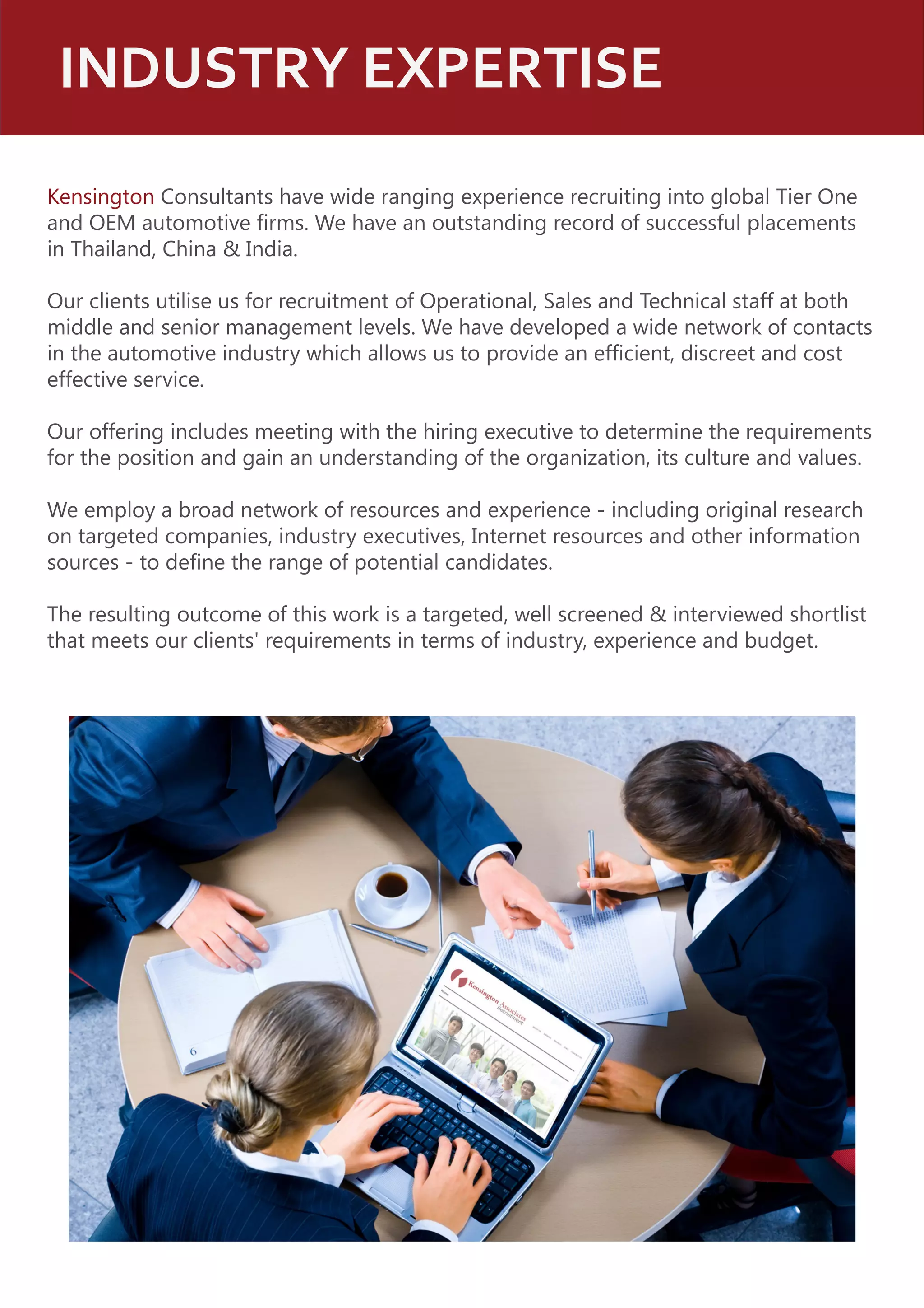 Automotive Recruitment Professional | PDF