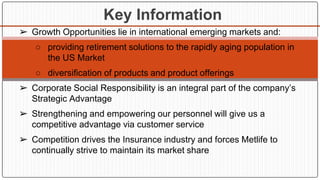 MetLife Strategic Plan | PPTX