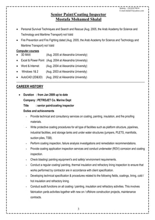 senior painting-coating-insulation inspector 2016 | PDF