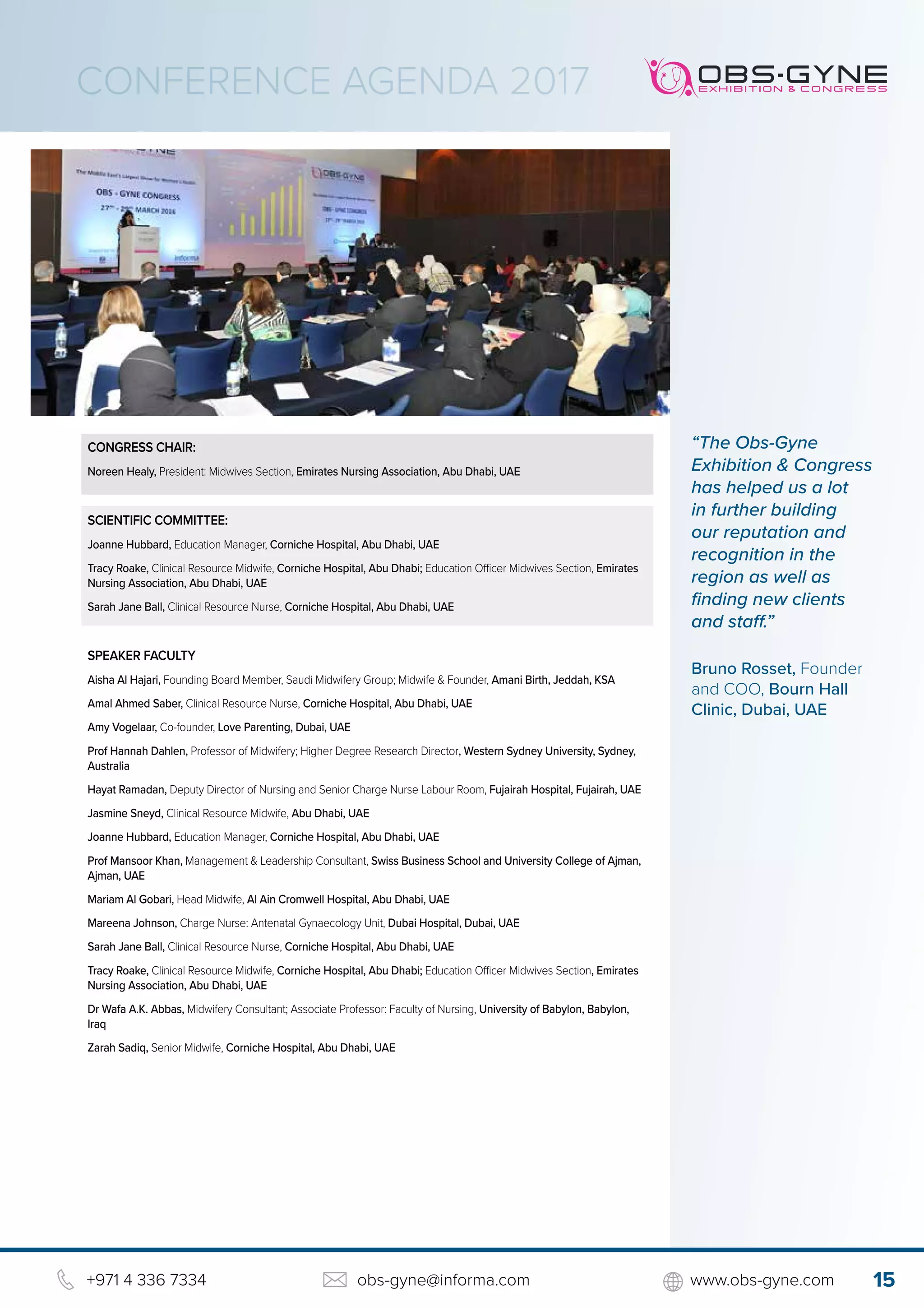 obsgyne - conference - A4 - 16pp - Feb16 | PDF