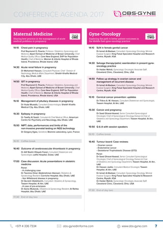 obsgyne - conference - A4 - 16pp - Feb16 | PDF