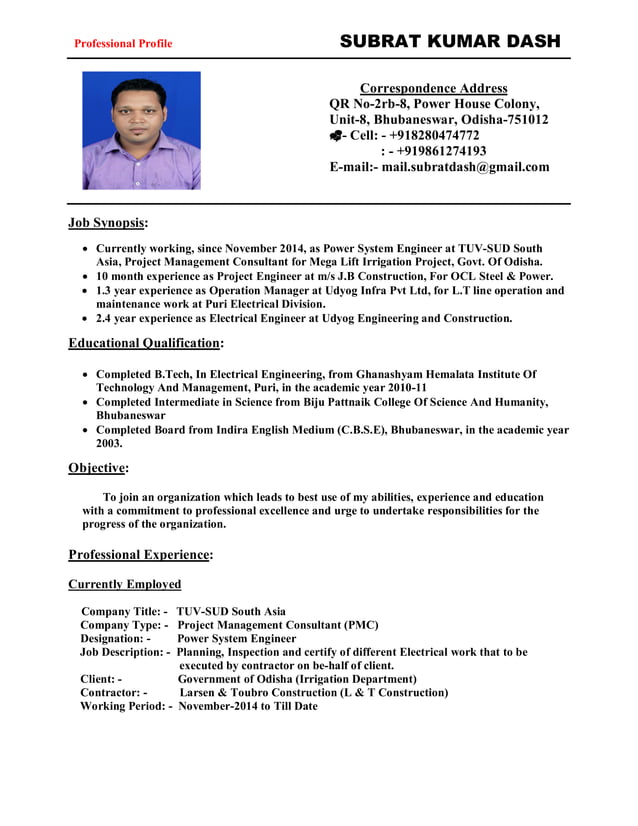 Subrat dash.credential | PDF