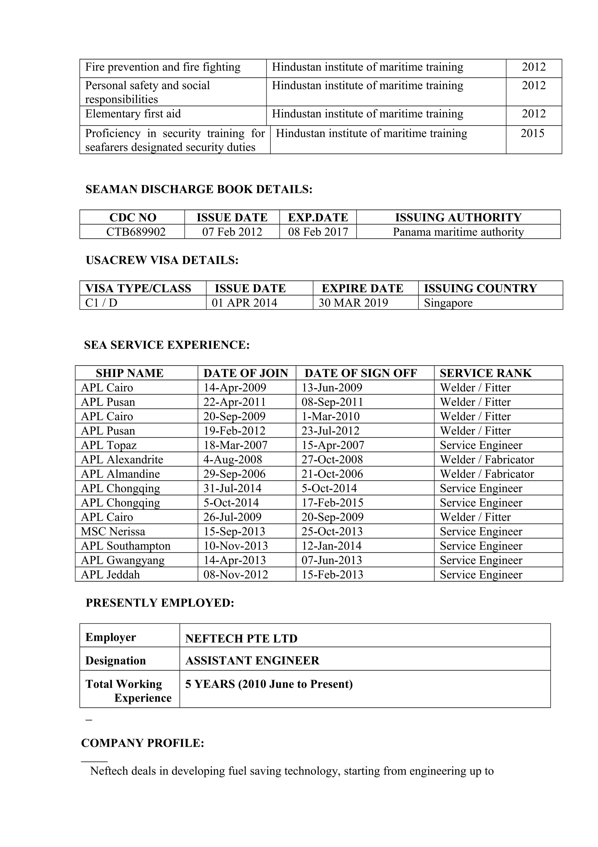 Resume - Ramkumar Rajendran | DOC