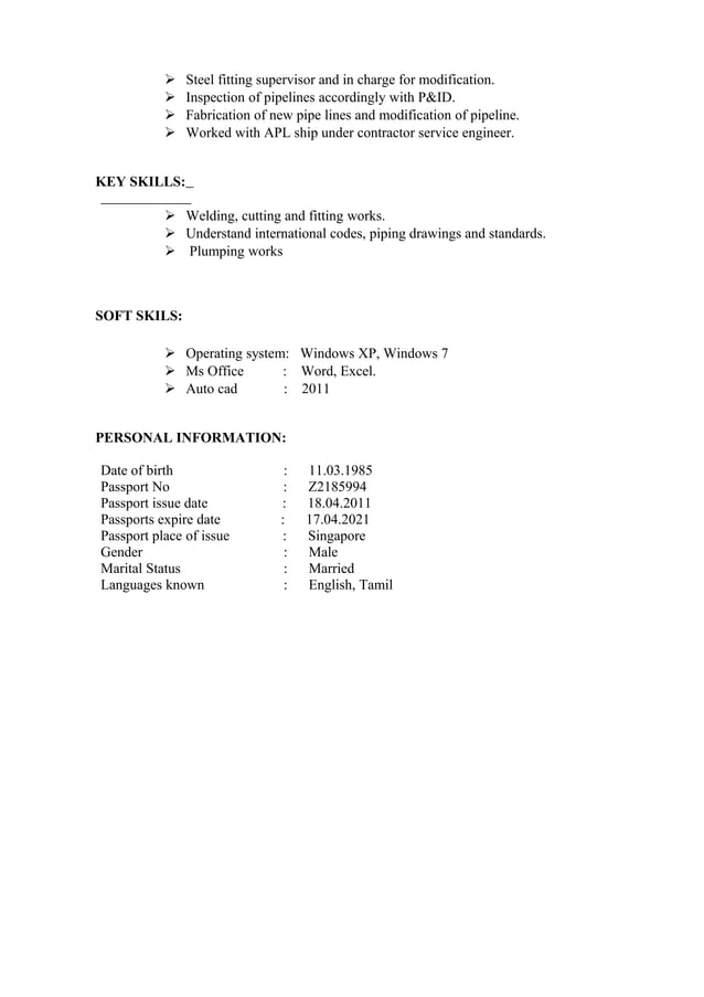 Resume - Ramkumar Rajendran | PDF