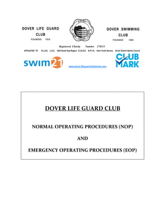 Dover Life Guard Club's Guide to Organizing Safe Open Water Swimming ...