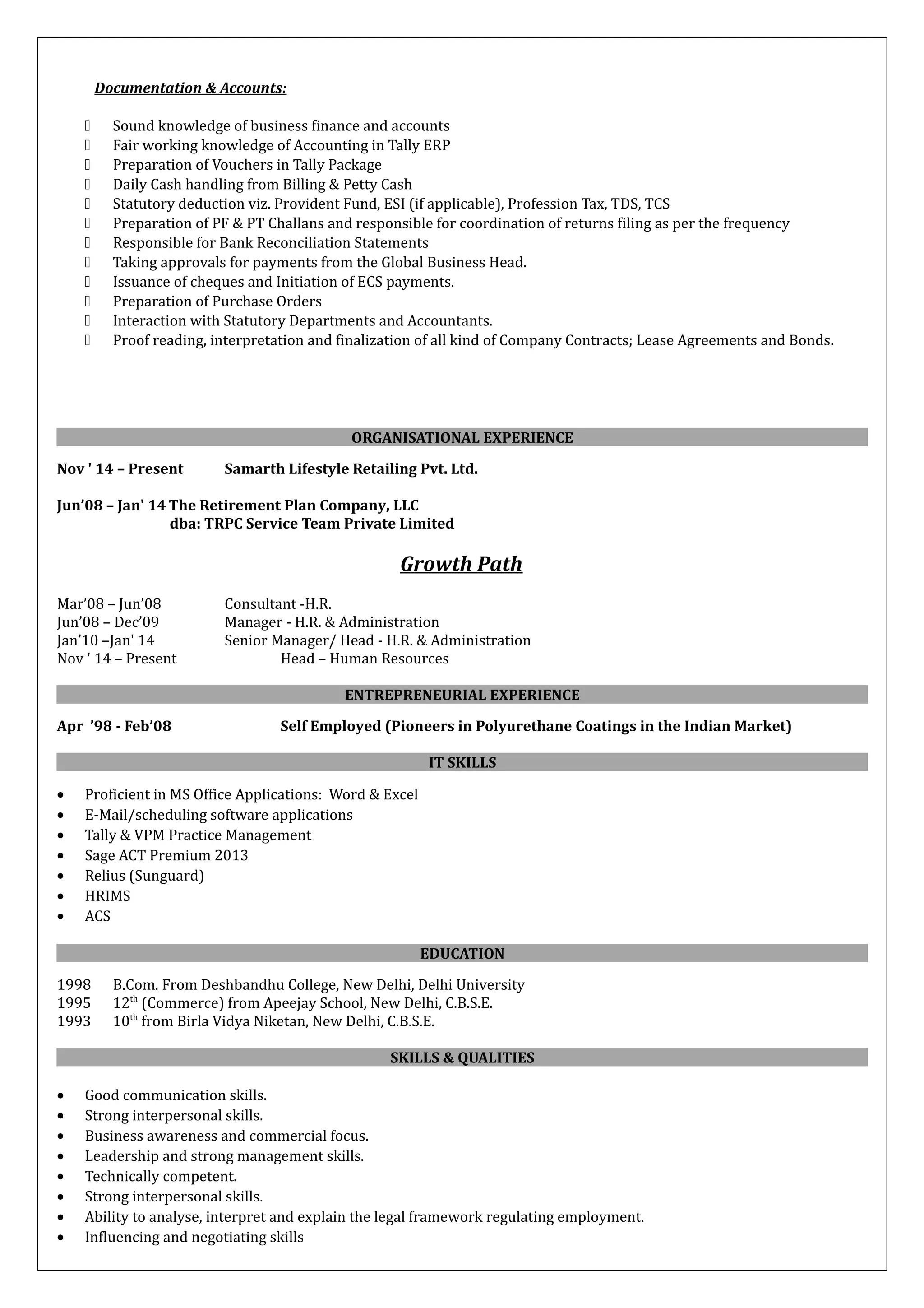 Arya Tandon -Resume | DOC
