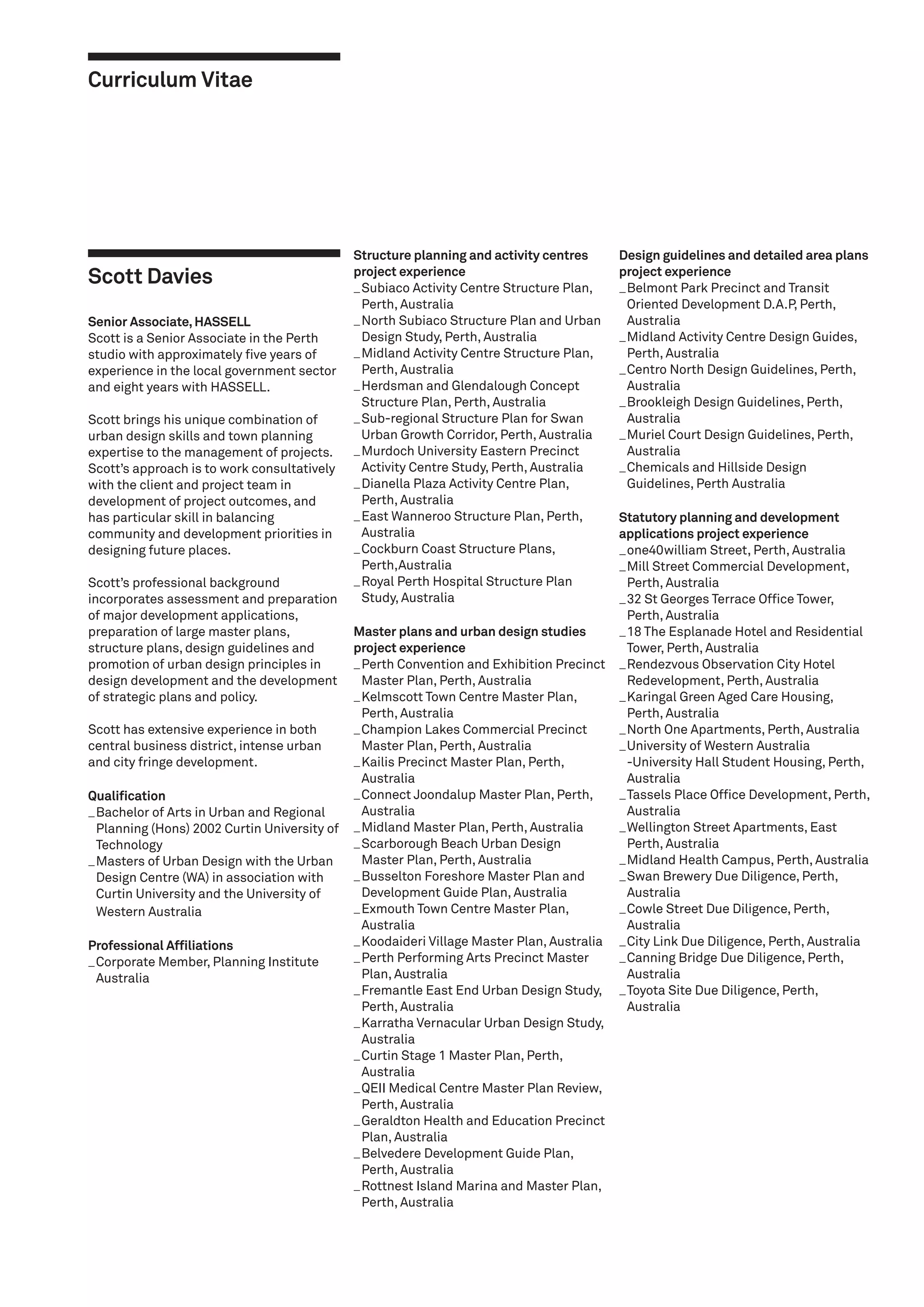 Scott Davies_NT | PDF