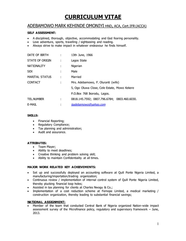 CURICULUM VITAE | PDF