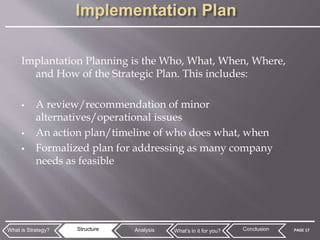 Strategic Planning | PPT