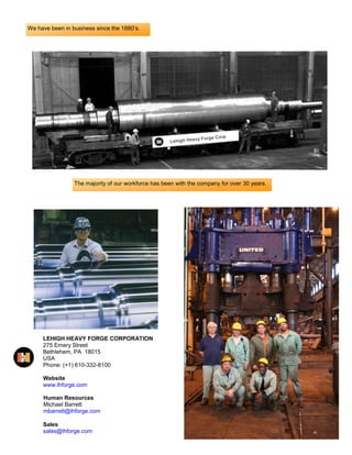 LHF Pictorial Brochure 102815 | PDF