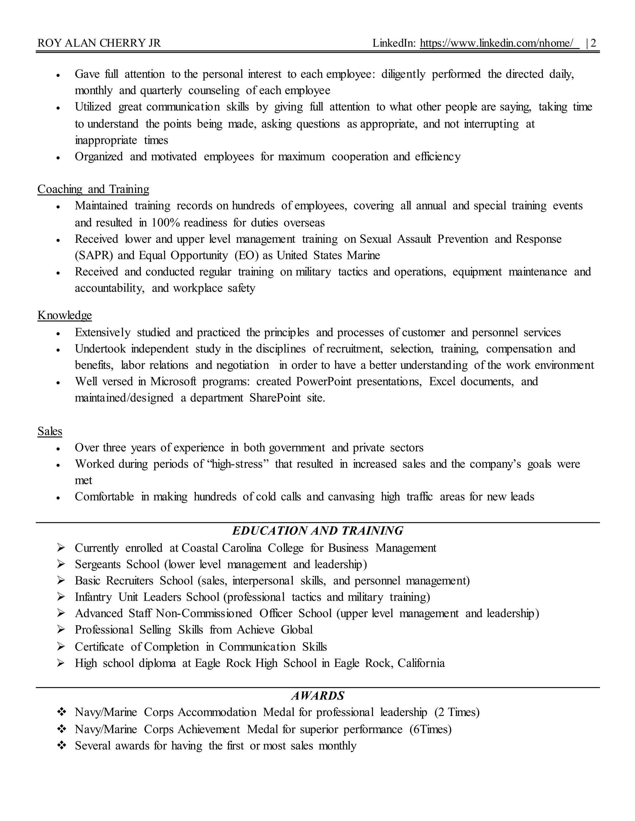 Cherry Resume | PDF