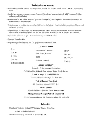 New Executive resume | DOCX