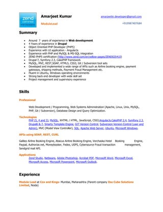 Resume-Amar.compressed | PDF