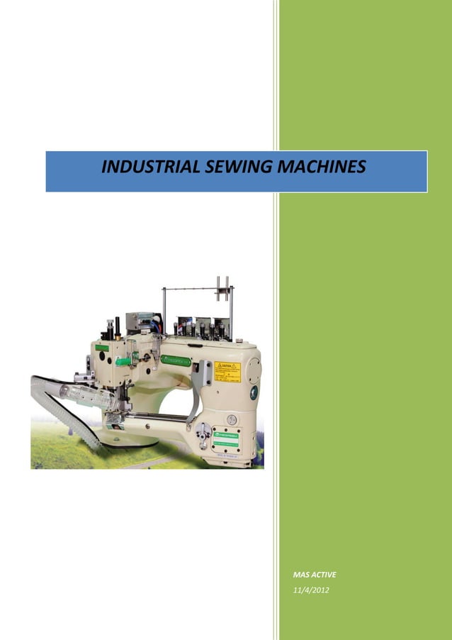 INDUSTRIAL SEWING MACHINES | PDF