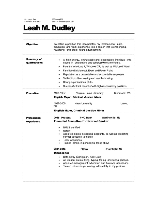 leah resume revised | PDF
