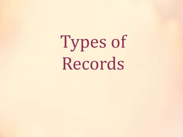 The Importance of Records Management | PPTX | Business | Business and ...