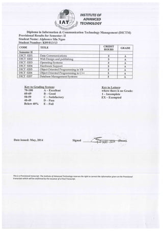 4. I.A.T TRANSCRIPTS | PDF