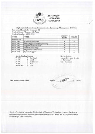 4. I.A.T TRANSCRIPTS | PDF