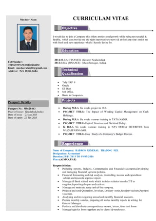 resume accountant | DOCX | Resume Writing and Advice | Job Search